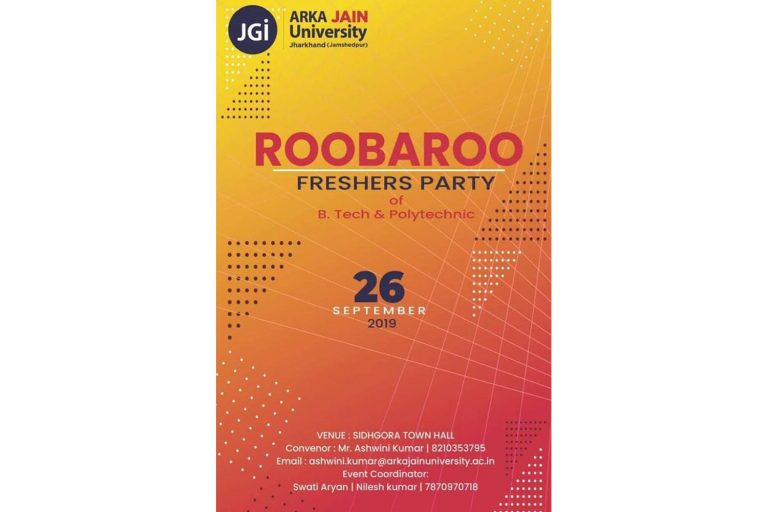 Roobaroo 2019 – ARKA JAIN UNIVERSITY