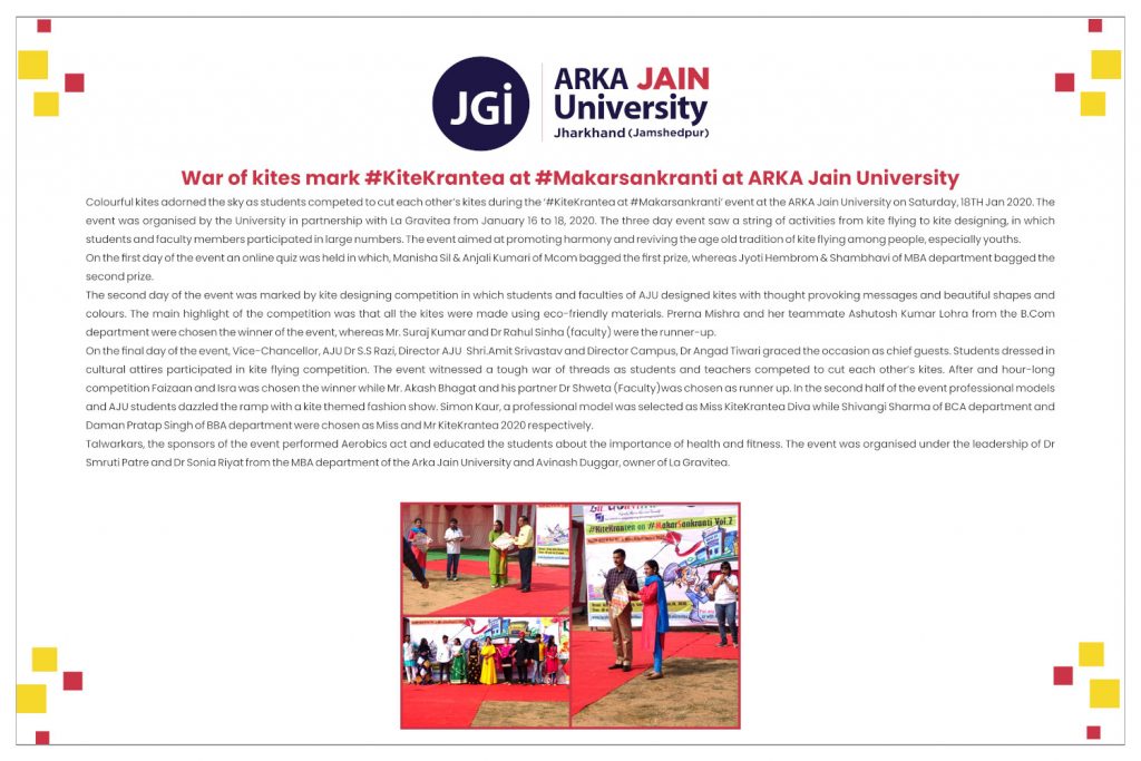 Makarsankranti At ARKA Jain University – ARKA JAIN UNIVERSITY