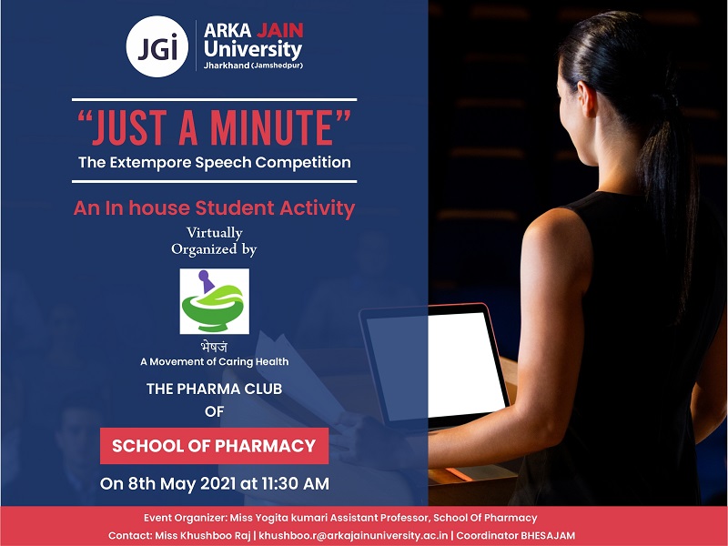 Speech Competition “Just A Minute” – ARKA JAIN UNIVERSITY